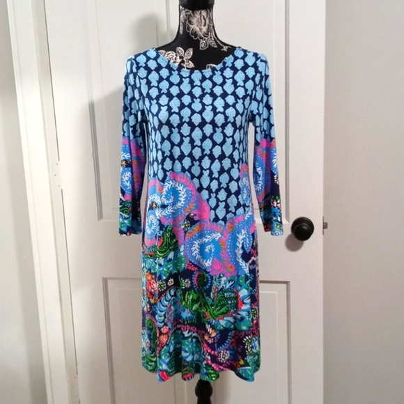 Lilly Pulitzer | Dresses | Htf Lilly Pulitzer Ophelia 34 Sleeve Dress ...